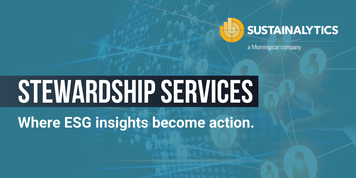 Sustainalytics Stewardship Services